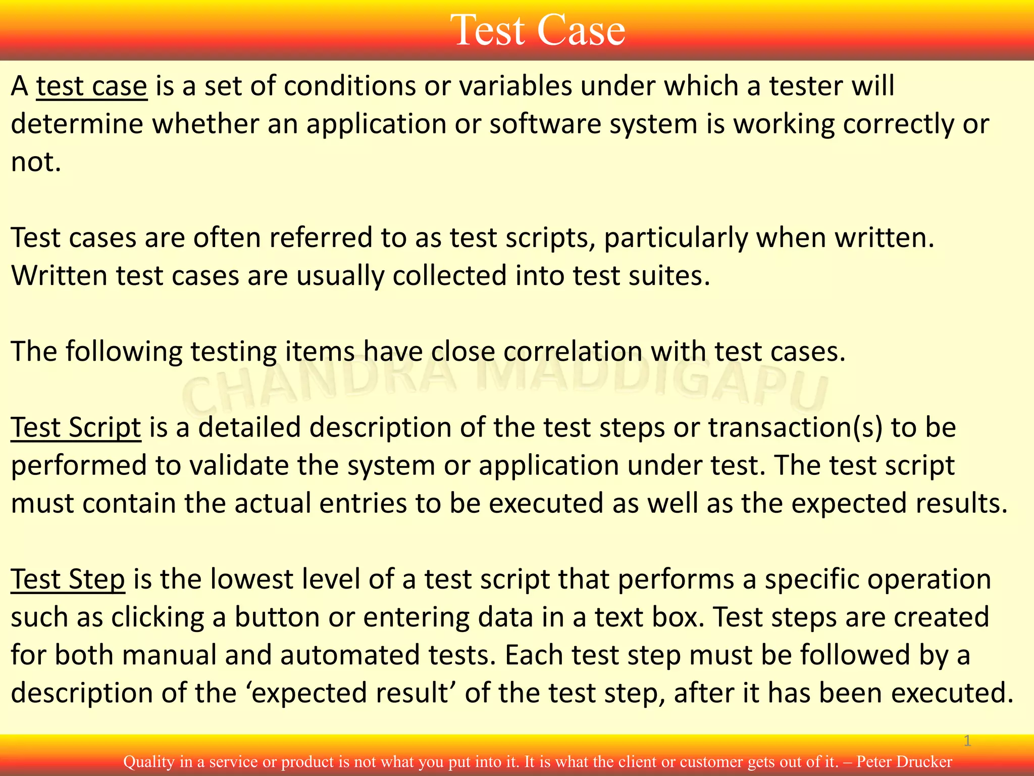 Test cases | PDF