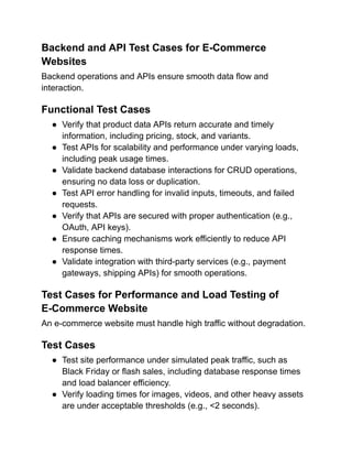 The Test Cases for E-commerce Website.pdf