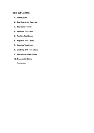Login Page Test Scenarios for QA Engineers | PDF