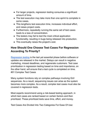 Test Cases Prioritization For Regression Testing [Methods & Best ...