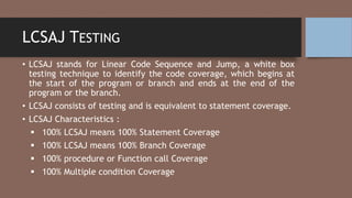 Test case techniques | PPTX