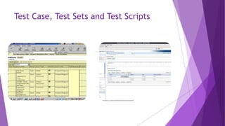 Test case, test sets and test scripts | PPTX