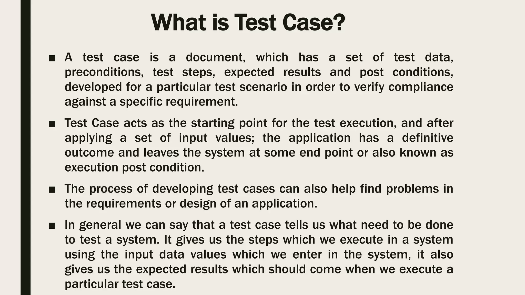 Test case writing | PPT