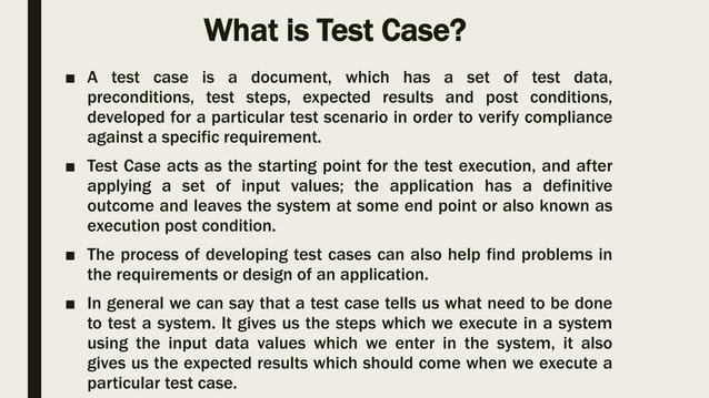 Test case writing | PPT