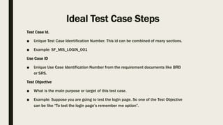Test case writing | PPT