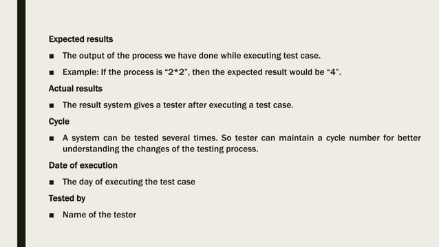 Test case writing | PPT