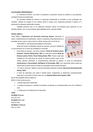 Test central -RO | PDF