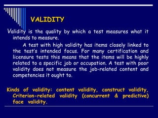 Test Characteristics | PPT