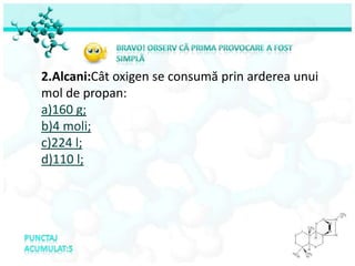 Test chimie organică | PPTX