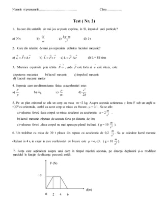 Test cls 9_lucru_mecanic | DOC