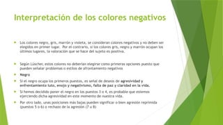 PRESENTACION ACERCA DE LA INTERPRETACION ADECUADA DEL TEST DE LOS ...