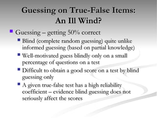 How to develop completion and short answer tests? | PPT