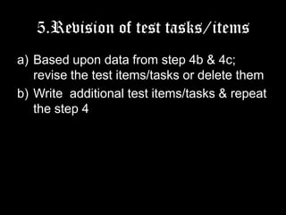 Test construction | PPTX