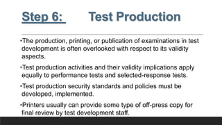 Test construction | PPTX