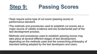 Test construction | PPTX
