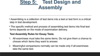 Test construction | PPTX