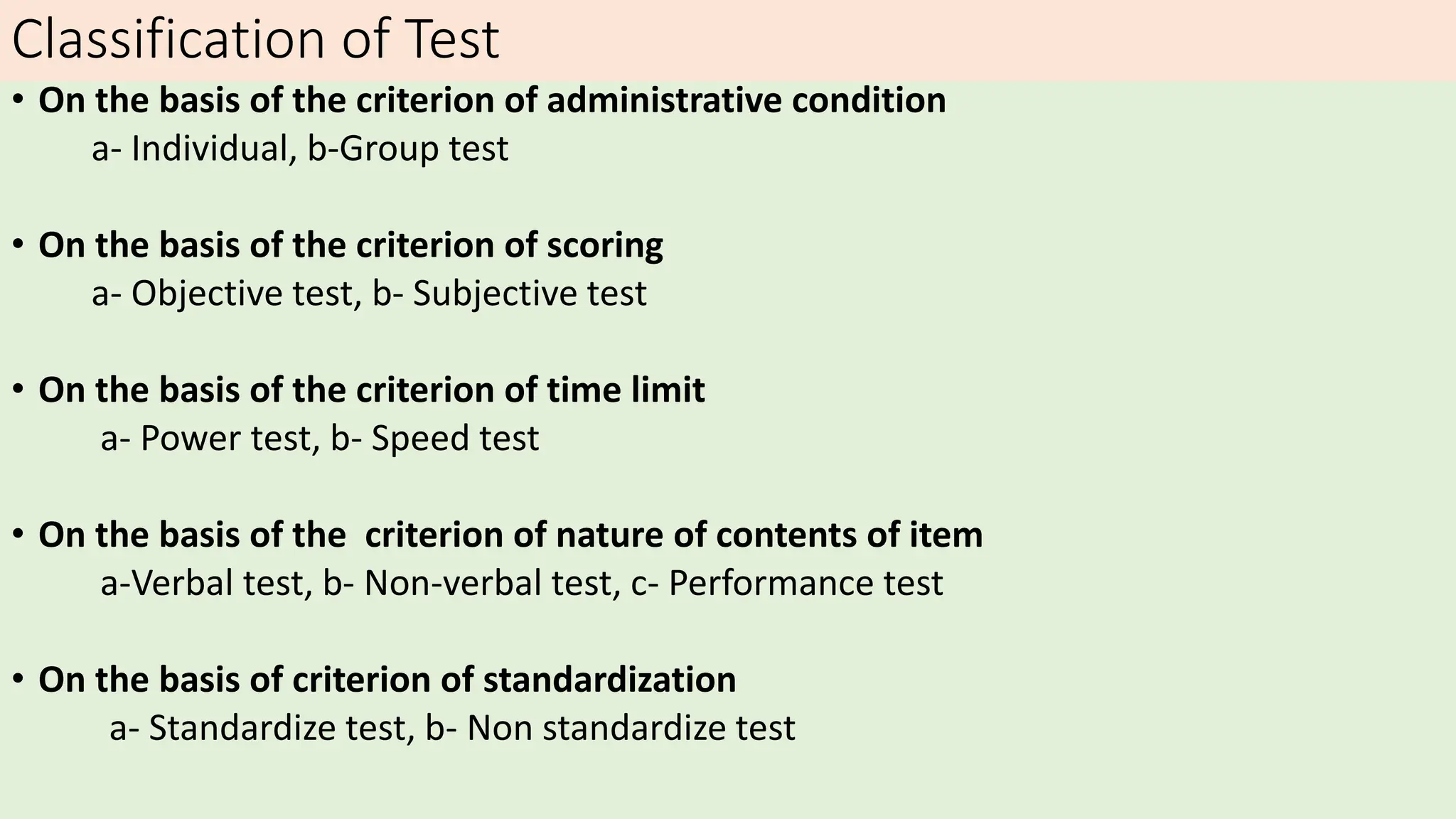 TEST CONSTRUCTION in Psychology to measure different traits | PPTX