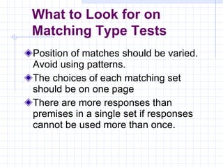 Test construction 2 | PPT