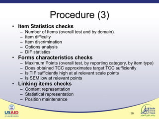 Test construction (for content staff) eg feb08 erp | PPT