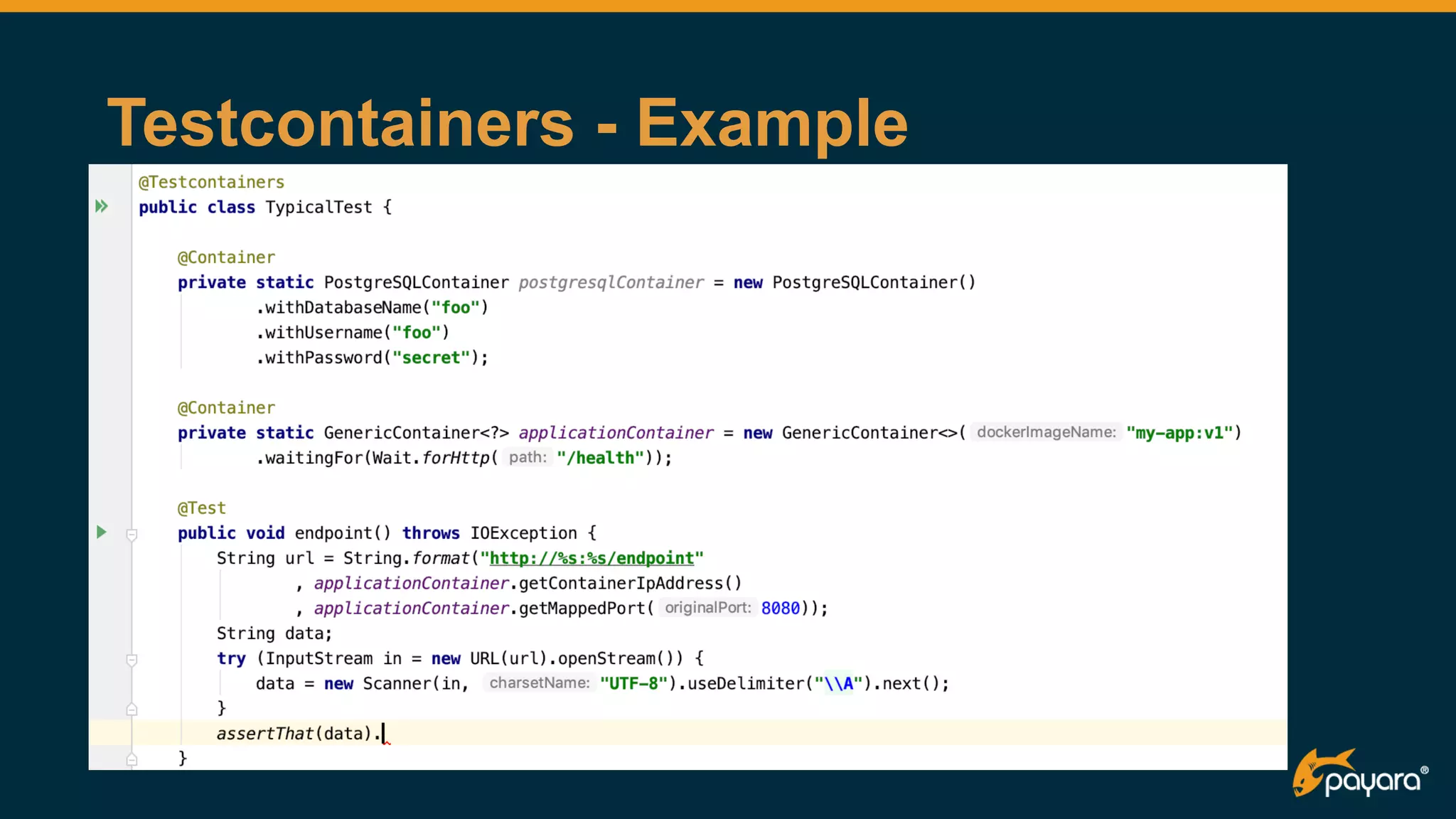 Finally, easy integration testing with Testcontainers | PPT