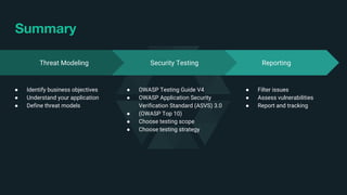 Test corner 3/5 - how to do security testing | PPT