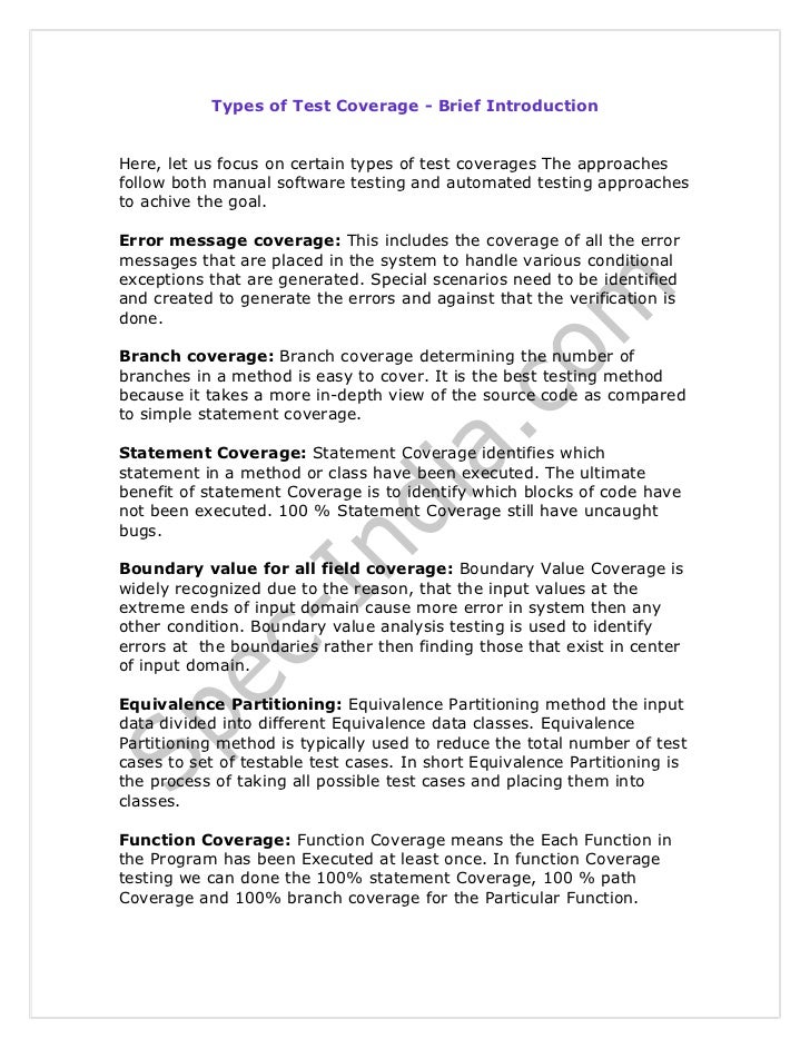 Types Of Test Coverage Brief Introduction types-of-test-coverage-brief-introduction