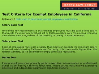Test Criteria for Exempt Employees in California.pdf