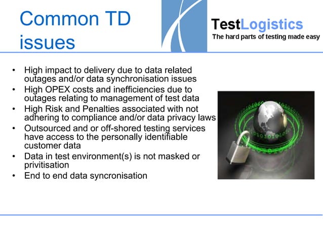 Test data management a case study Presented at SiGIST | PPTX ...