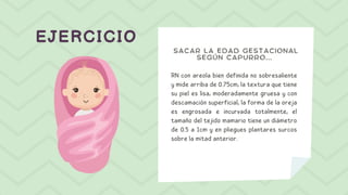 Test de Capurro , escala para mejorar la valoración | PDF