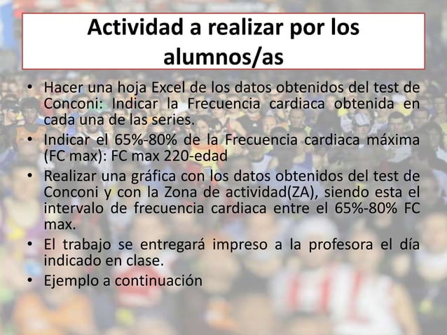 Test de conconi | PPT