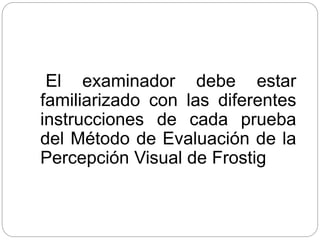 test de frosting.ppt