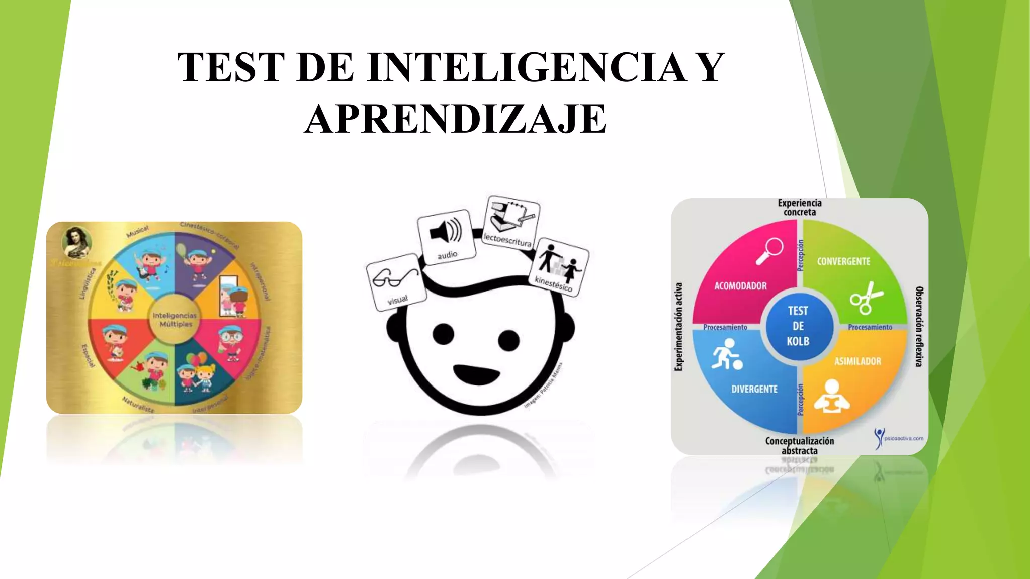 COLLAGE DE LOS TEST DE INTELIGENCIAS | PPTX
