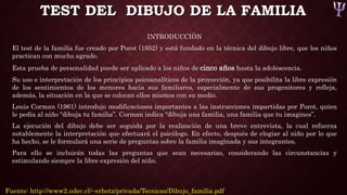 Test de la familia | PPTX