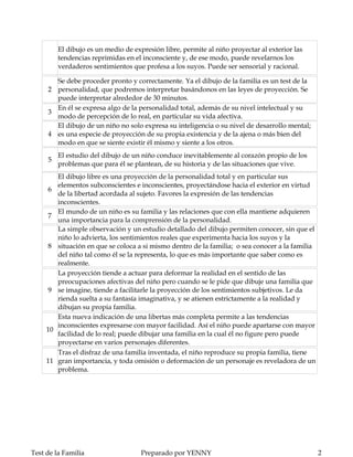 Test de la Familia | XLS