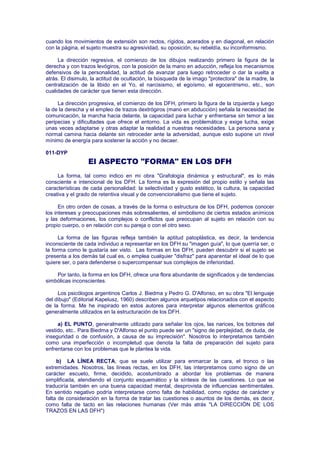 Test de la figura humana machover. | PDF