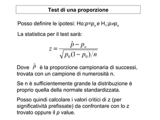 Test delle ipotesi | PPT