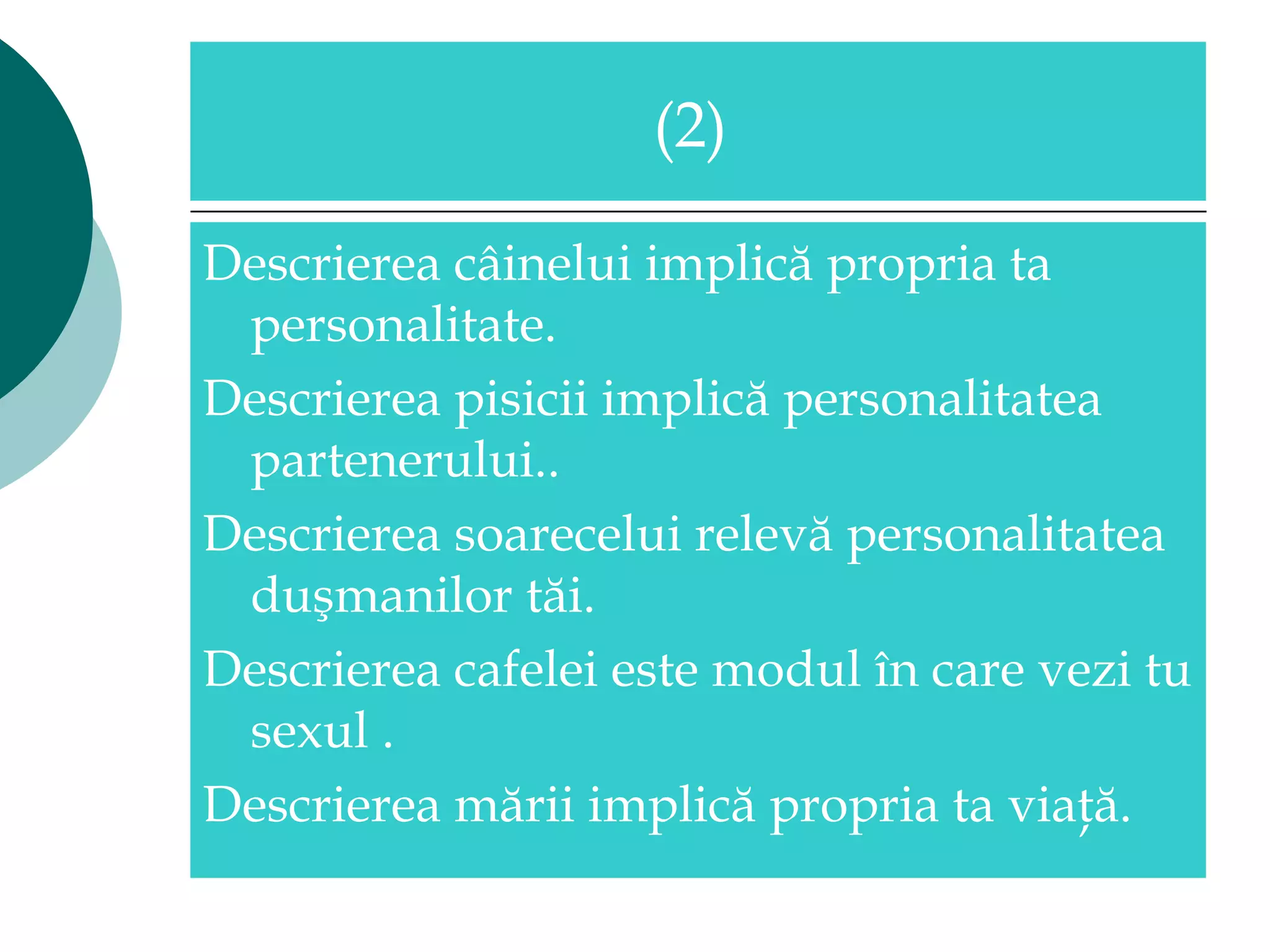 Test de personalitate Tibetan - FENOMENAL | PPS