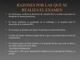 Test De Schilling | PPT