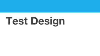 Test design | PPT