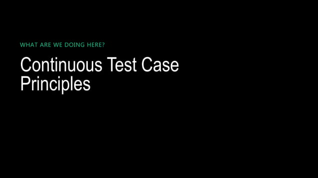 Test Design for Fully Automated Build Architectures | PPT