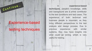 Test design technique | PPT