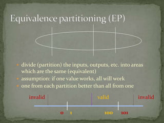 Test design techniques | PPTX