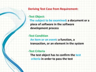 Test design techniques | PPT