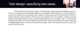 Test design techniques | PPTX