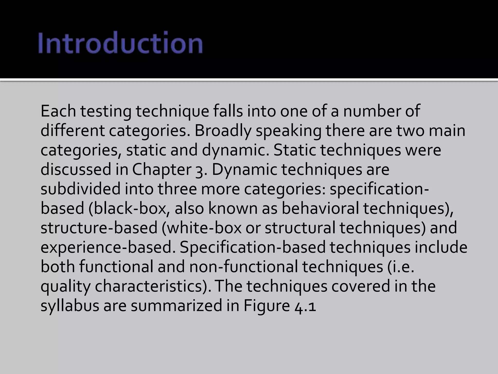 Test design techniques | PPT