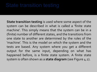Test design techniques | PPT