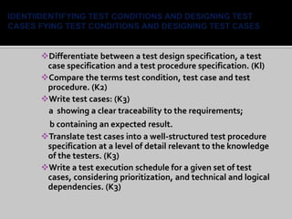 Test design techniques | PPT