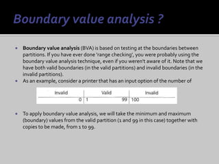 Test design techniques | PPT