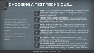 Test Design Techniques | PPTX | Computer Software and Applications ...