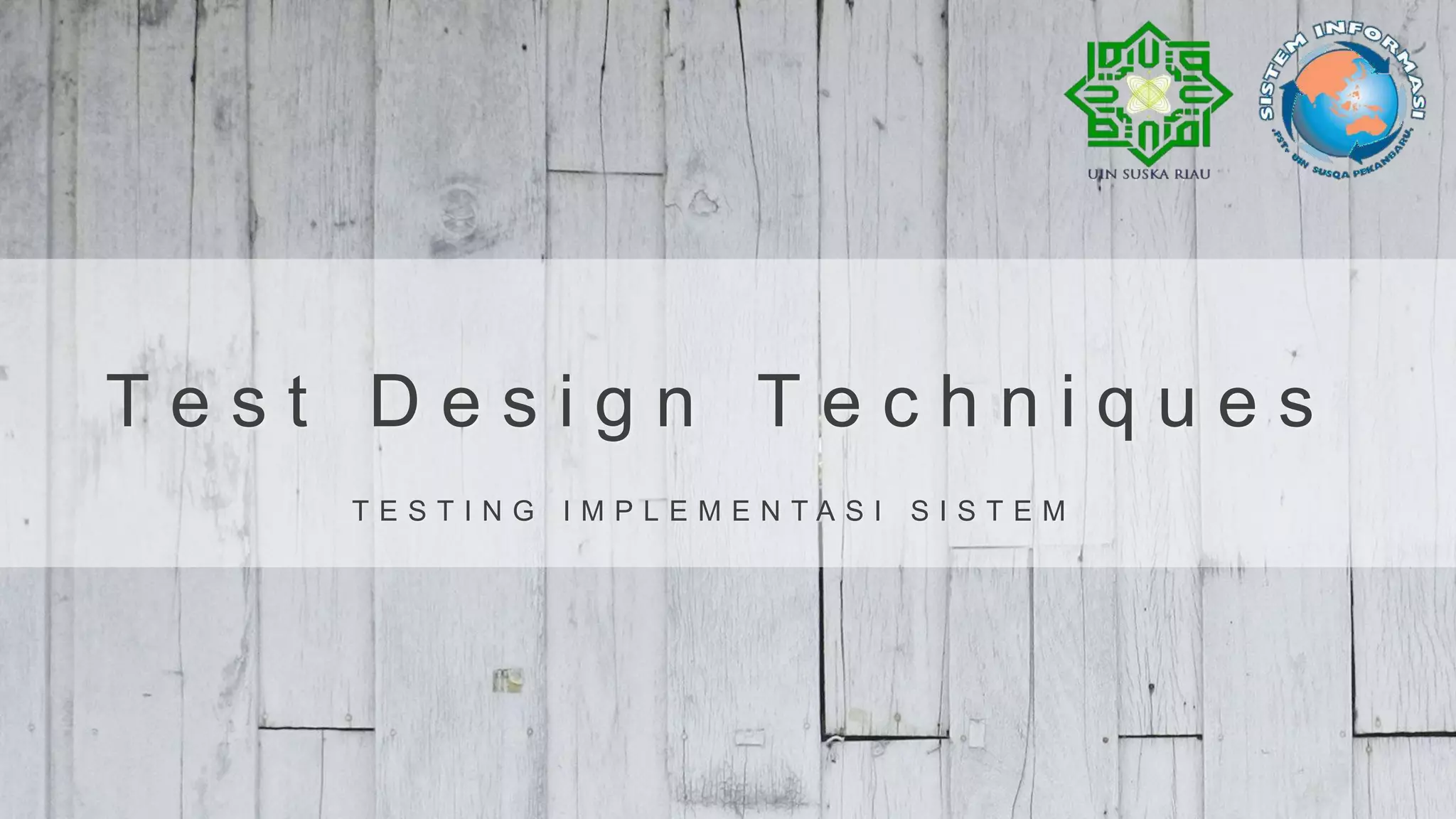 Test design techniques | PPTX